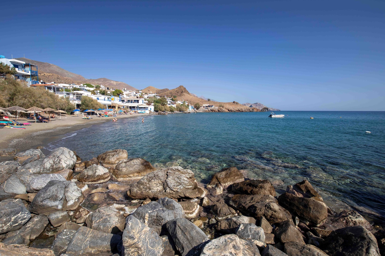 A Lion, a Port, and the Magnificent Beach of Lentas - Discover Crete