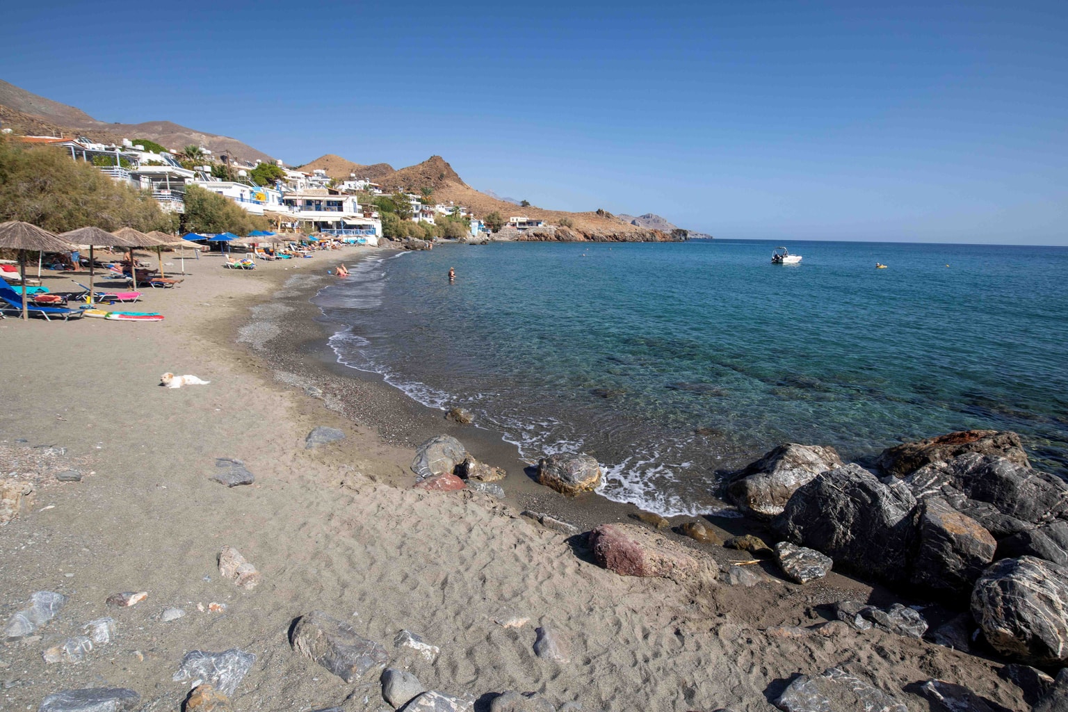 A Lion, a Port, and the Magnificent Beach of Lentas - Discover Crete